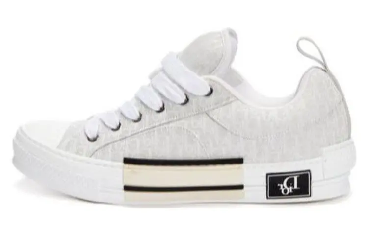 Dior B23 Skater Low Top Cream Dior Oblique Jacquard - POIZON