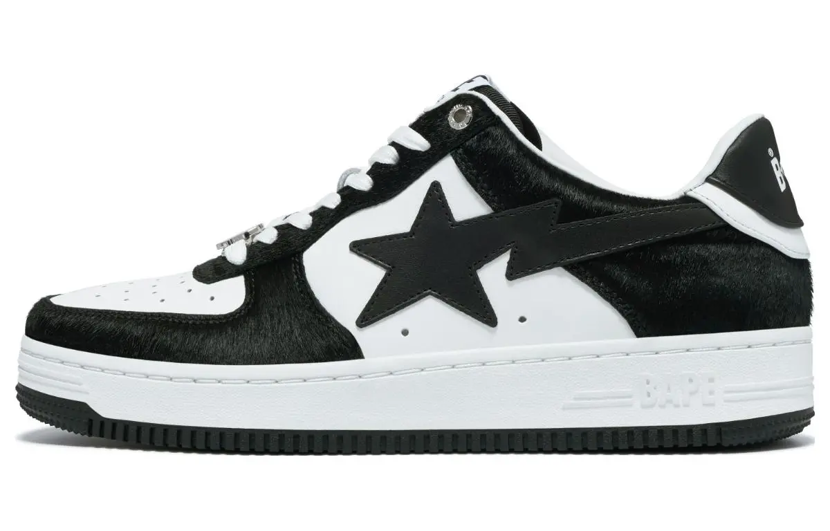 A BATHING APE Bape Sta Beige Calf Hair - POIZON