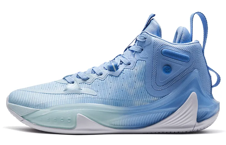 XTEP Flying Shark 2nd Generation Basketball Shoes Men High-Top Misty ...