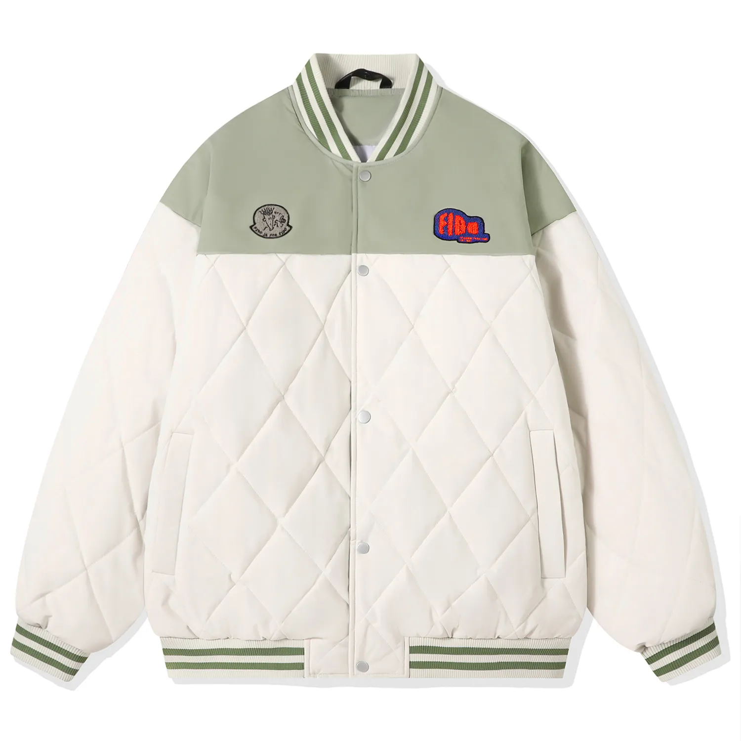 FIDO DIDO Unisex Quilted Jacket - POIZON