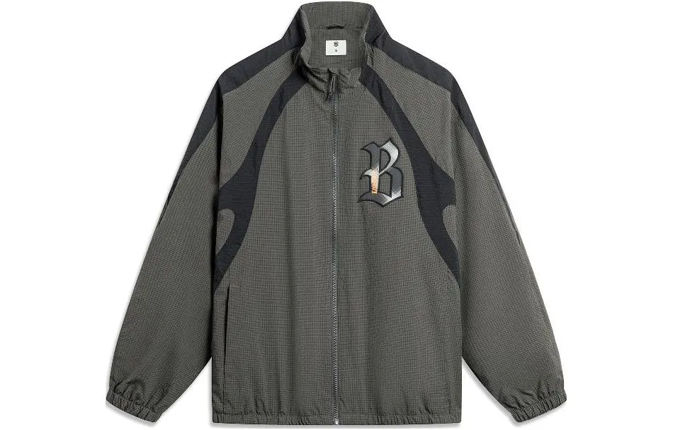 LINING Badfive Jacket Men Obsidian Gray - POIZON