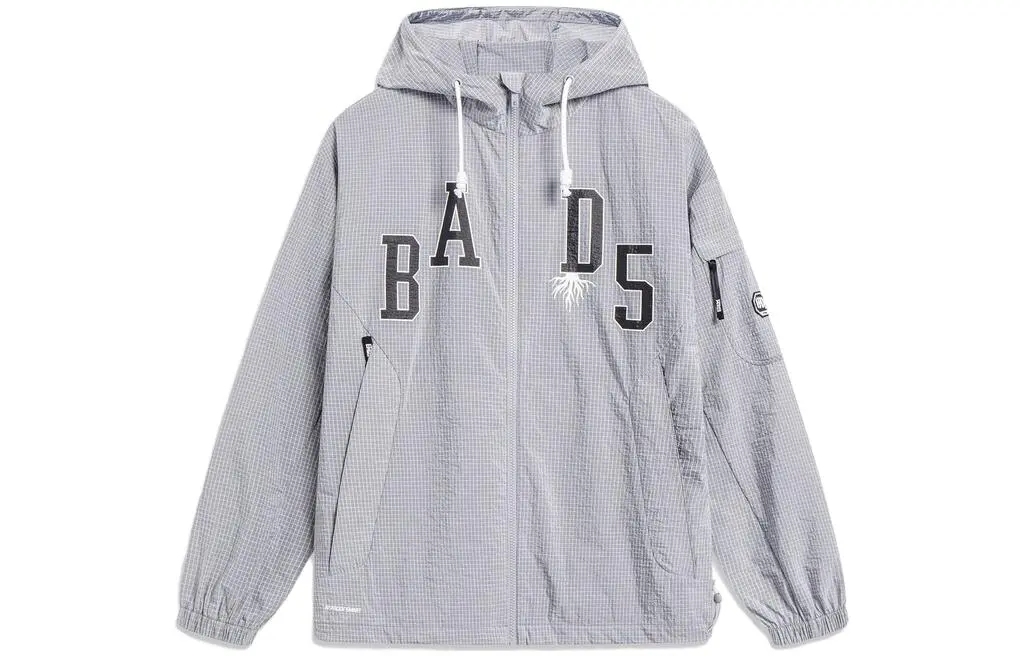 LINING Badfive Trench Coat Men Ultimate Gray - POIZON