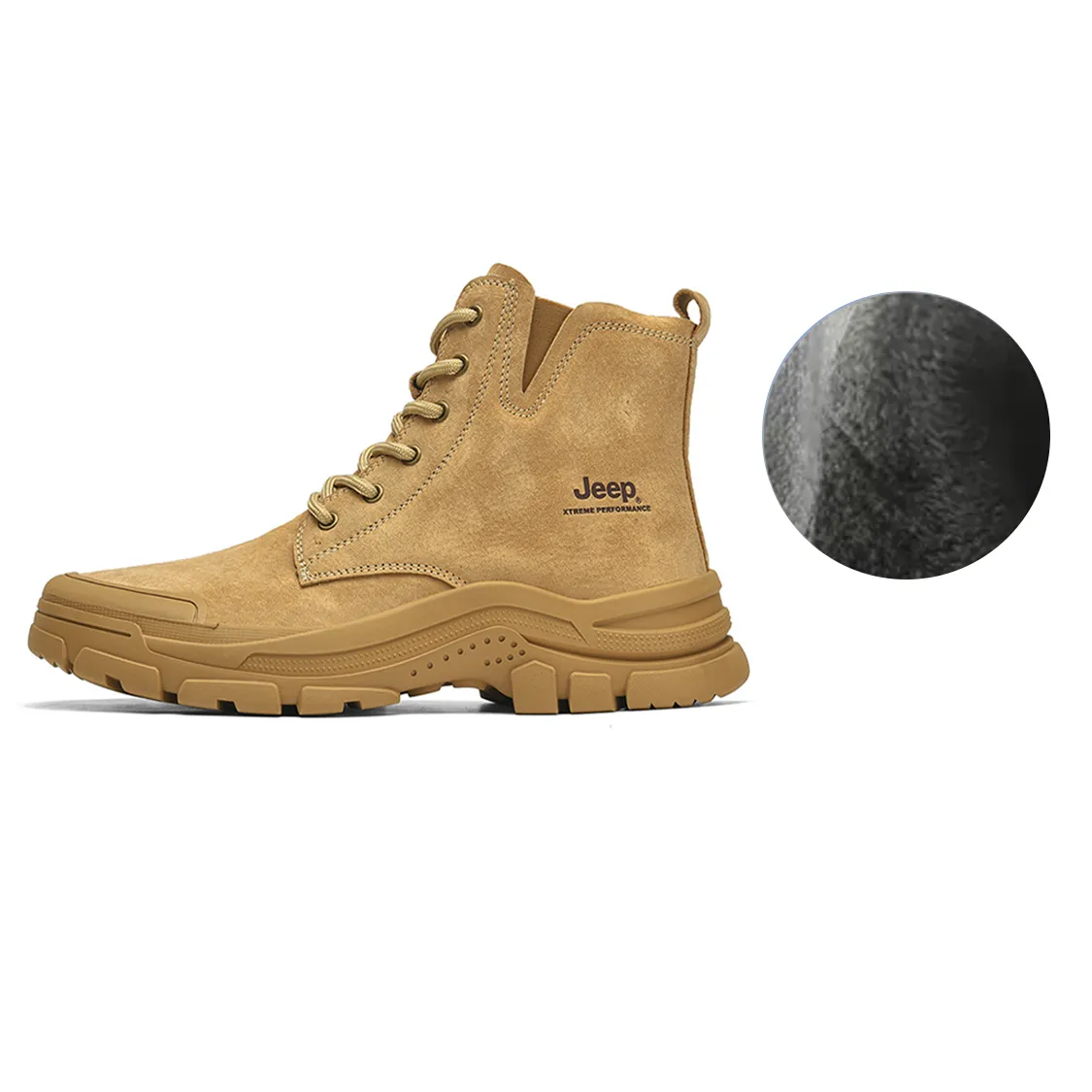 Jeep Martin Boot Men Camel - POIZON