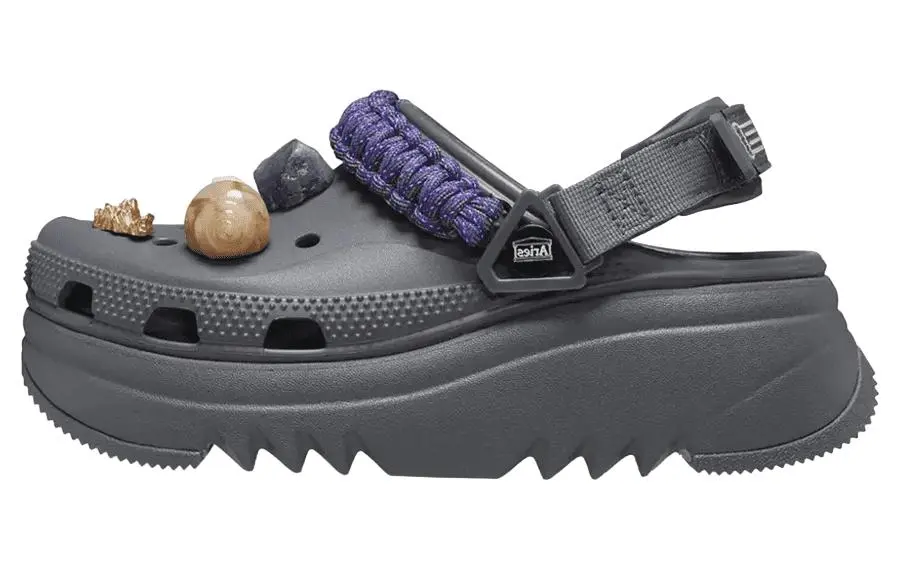 Crocs Classic Hiker Xscape Clog Aries Slate Grey Gray US M 13 - POIZON