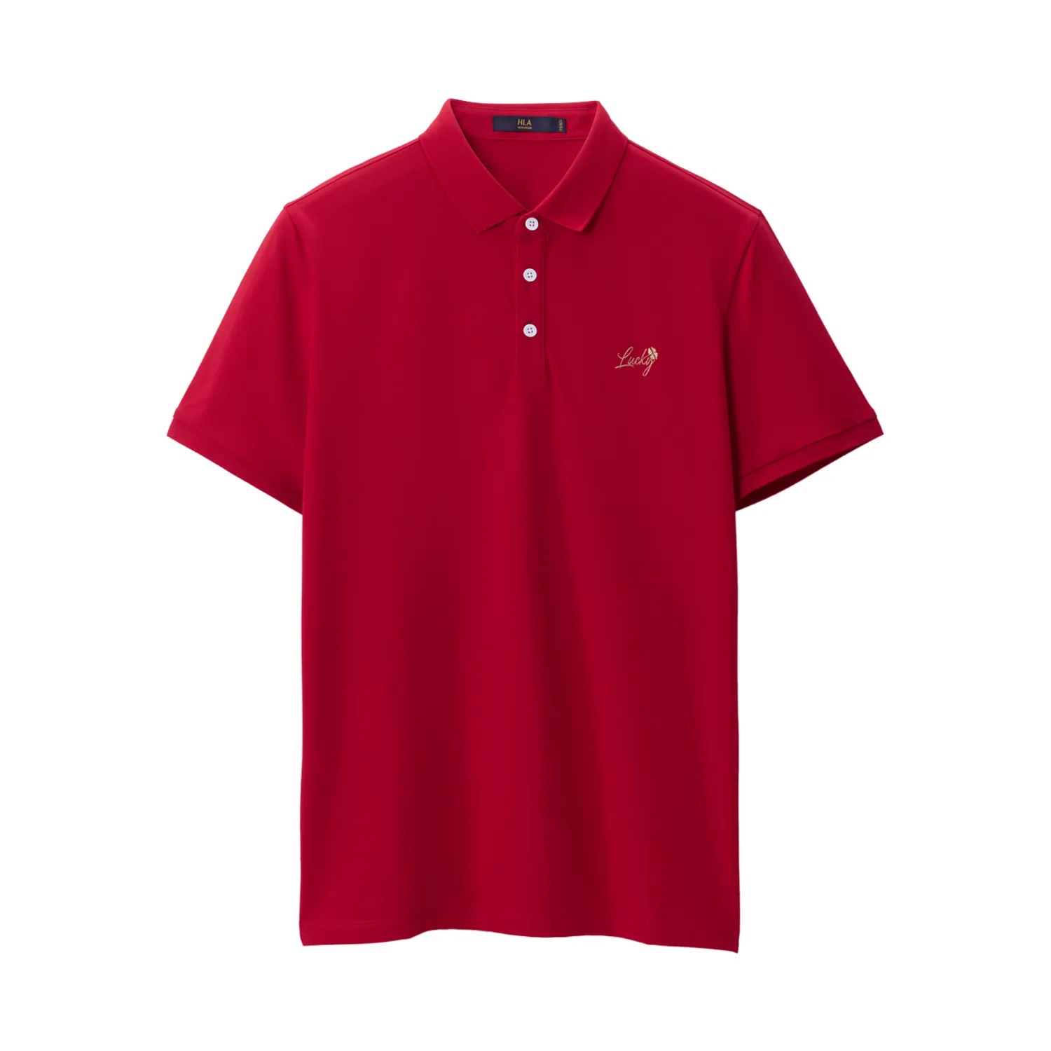 HLA Polo Shirts Men Red K6 - POIZON