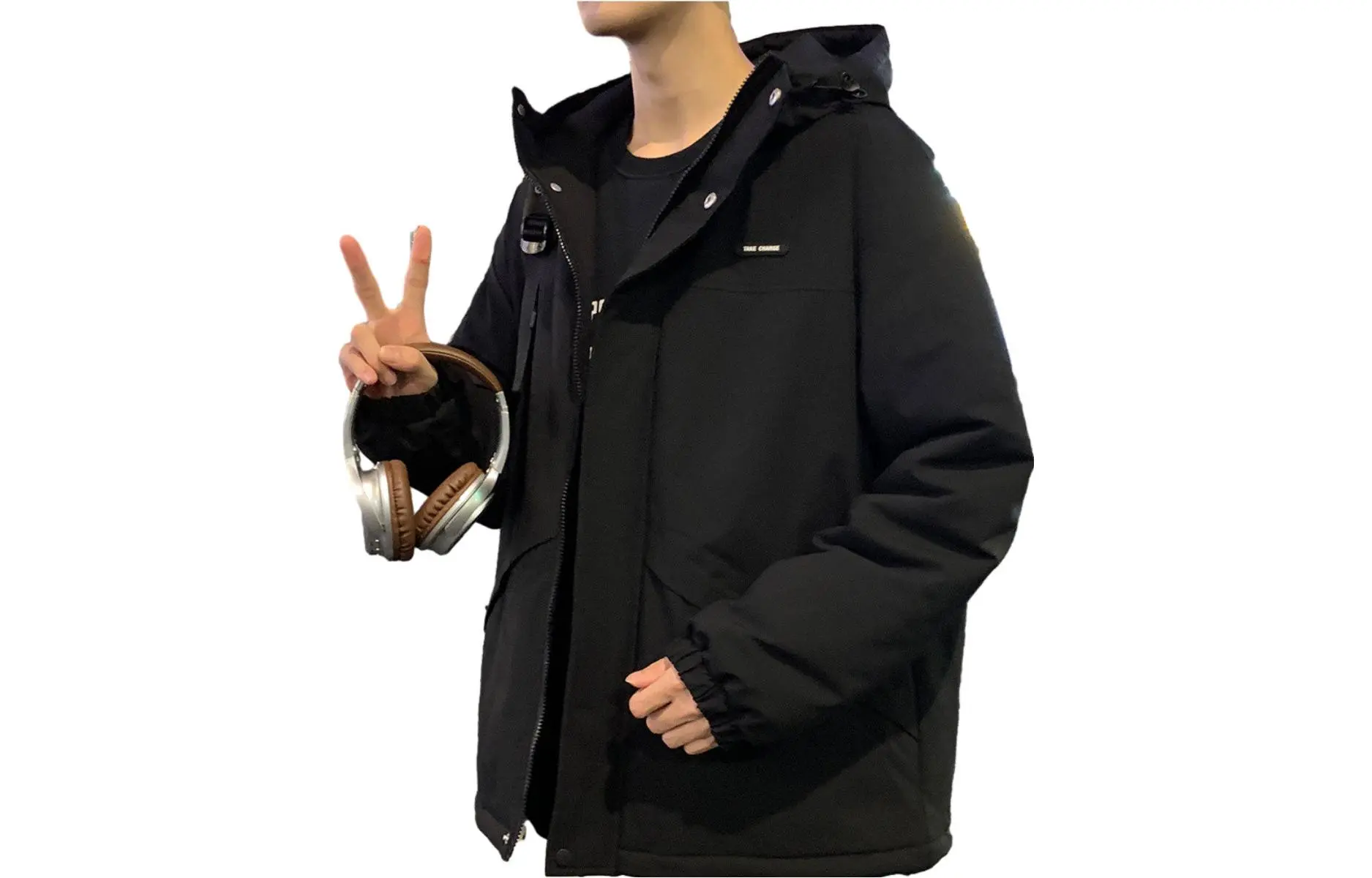 Tonlion Men Quilted Jacket - POIZON