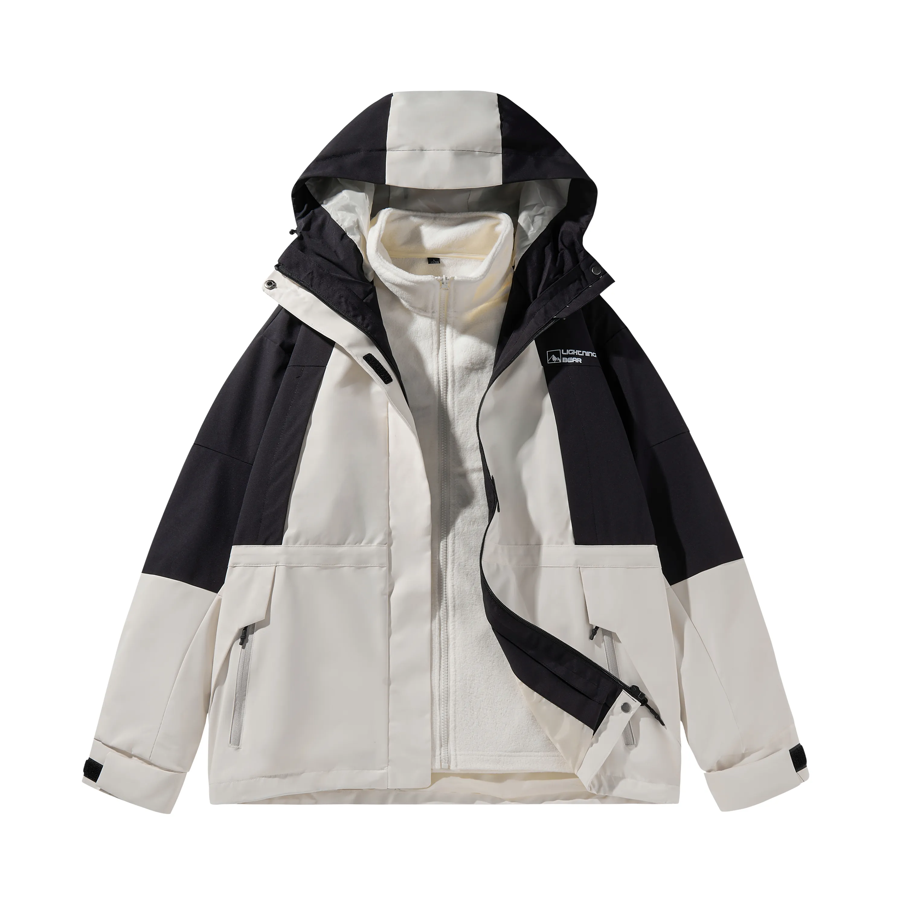 LIGHTNING BEAR Unisex Outdoor Jacket - POIZON