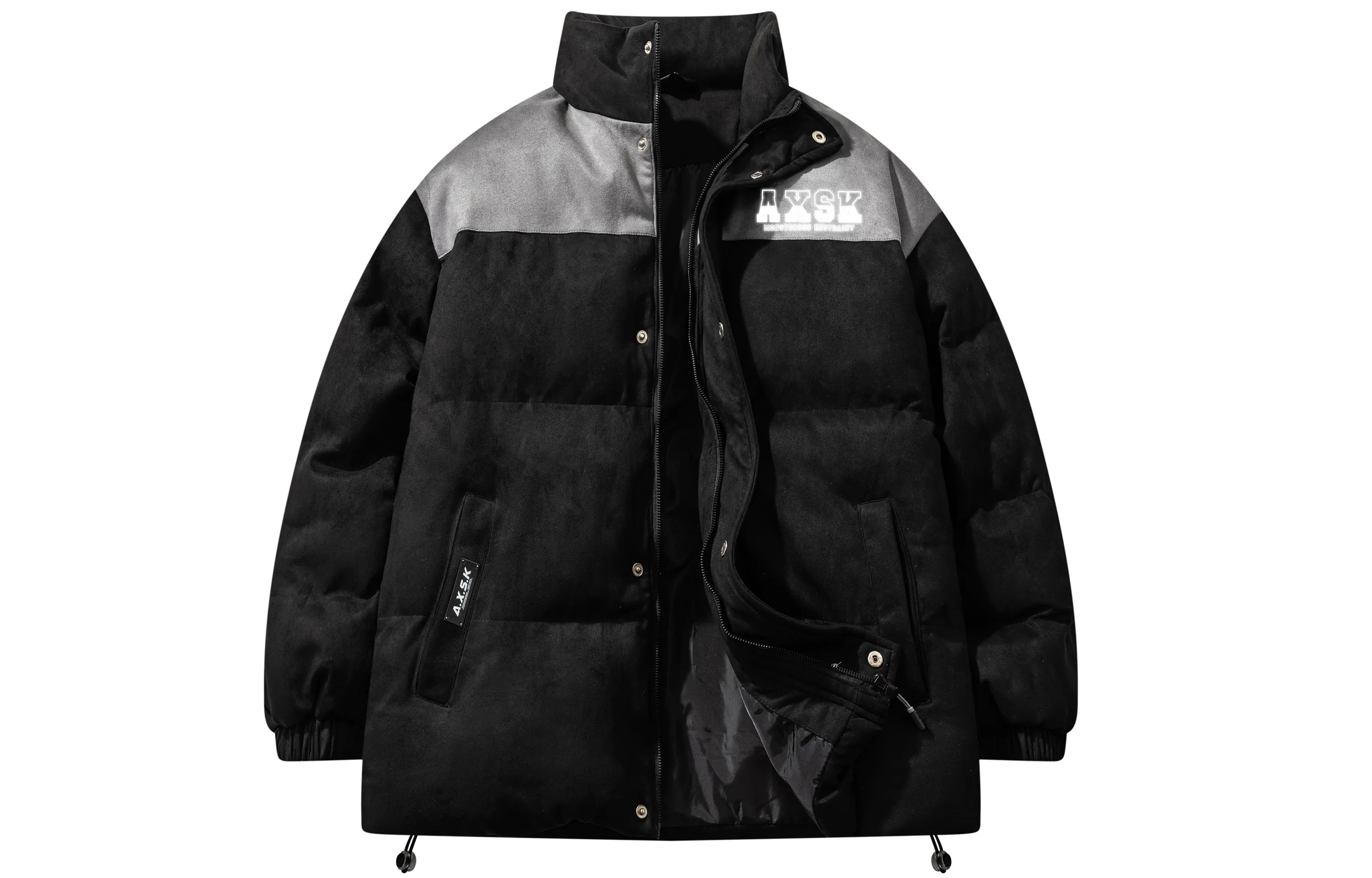 A.X.S.K Unisex Quilted Jacket - POIZON
