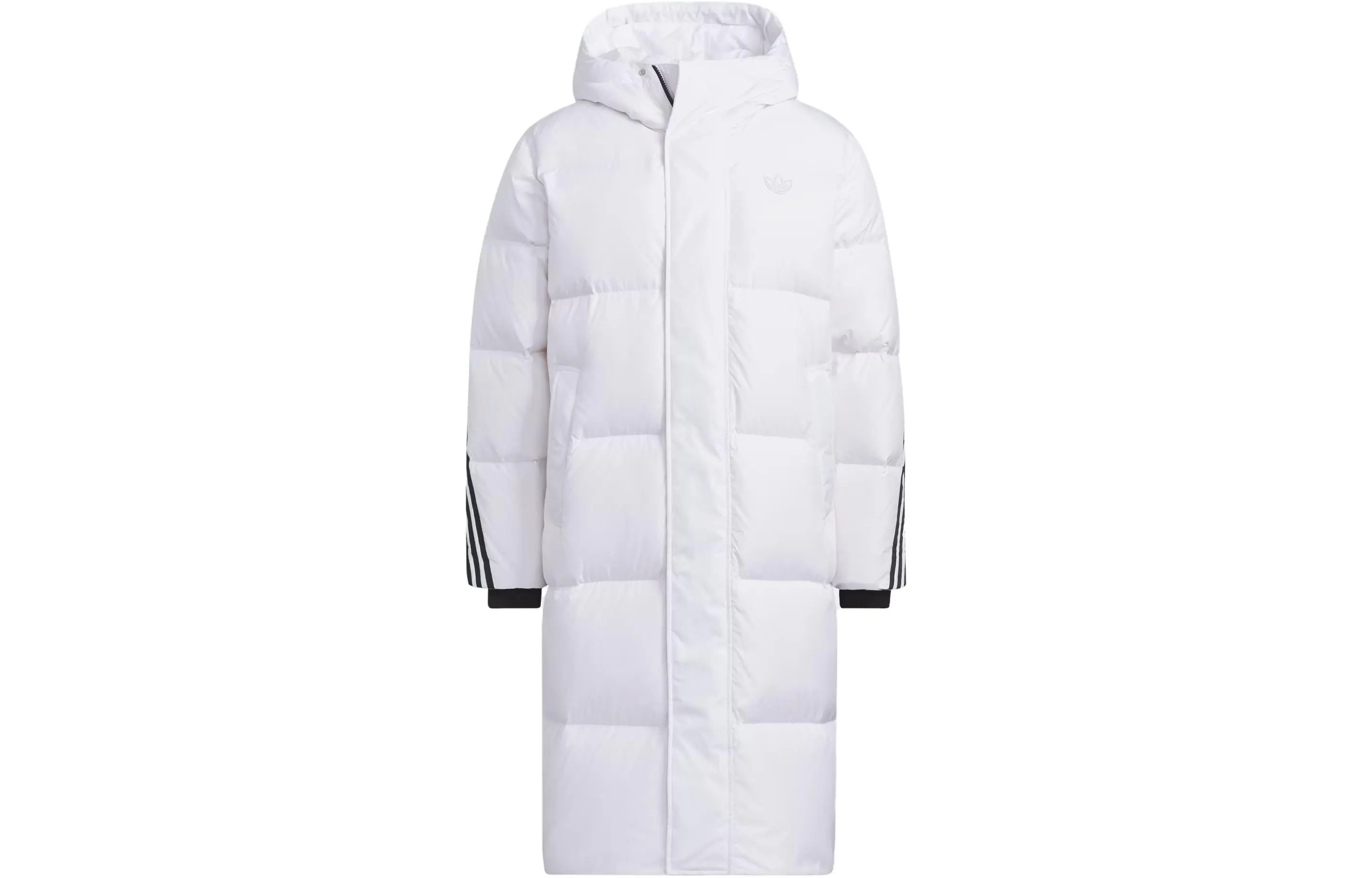 Adidas Originals LONG DOWN JACKET Down Jackets Men White - POIZON