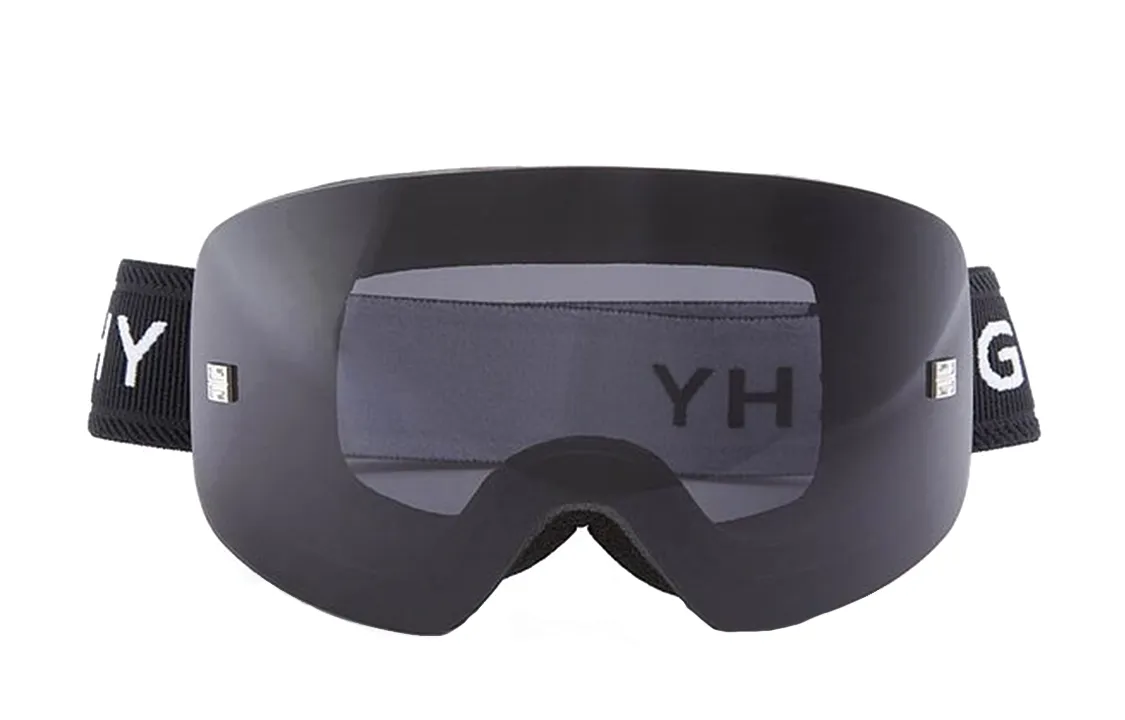 Givenchy Logo Ski Goggle in Matte Black & Smoke - POIZON