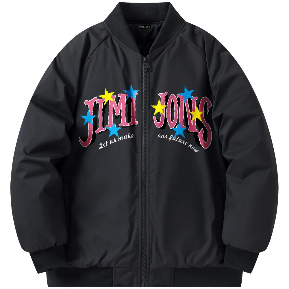 JIMI&JONS Unisex Quilted Jacket - POIZON