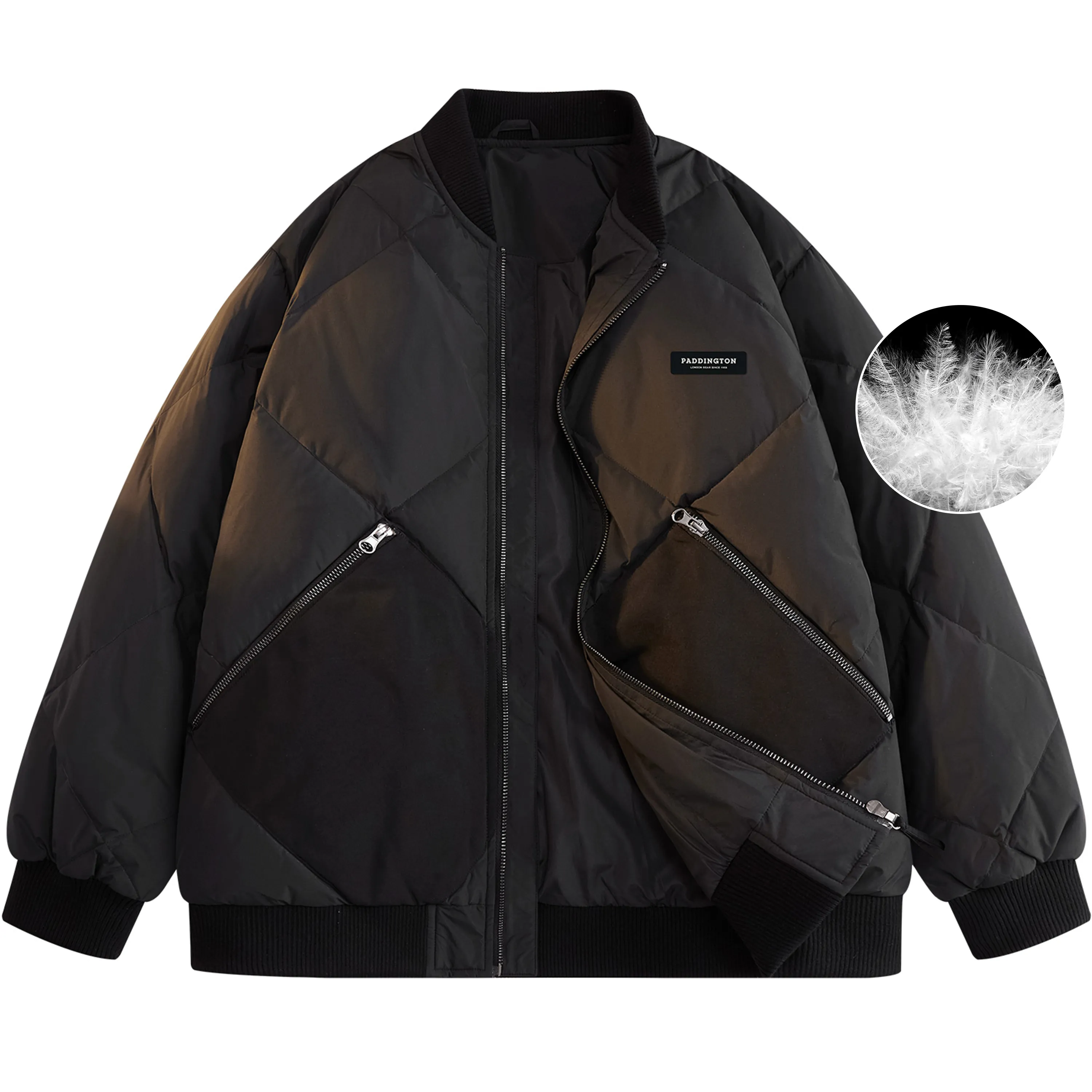 Paddington Bears Unisex Down Jacket - POIZON