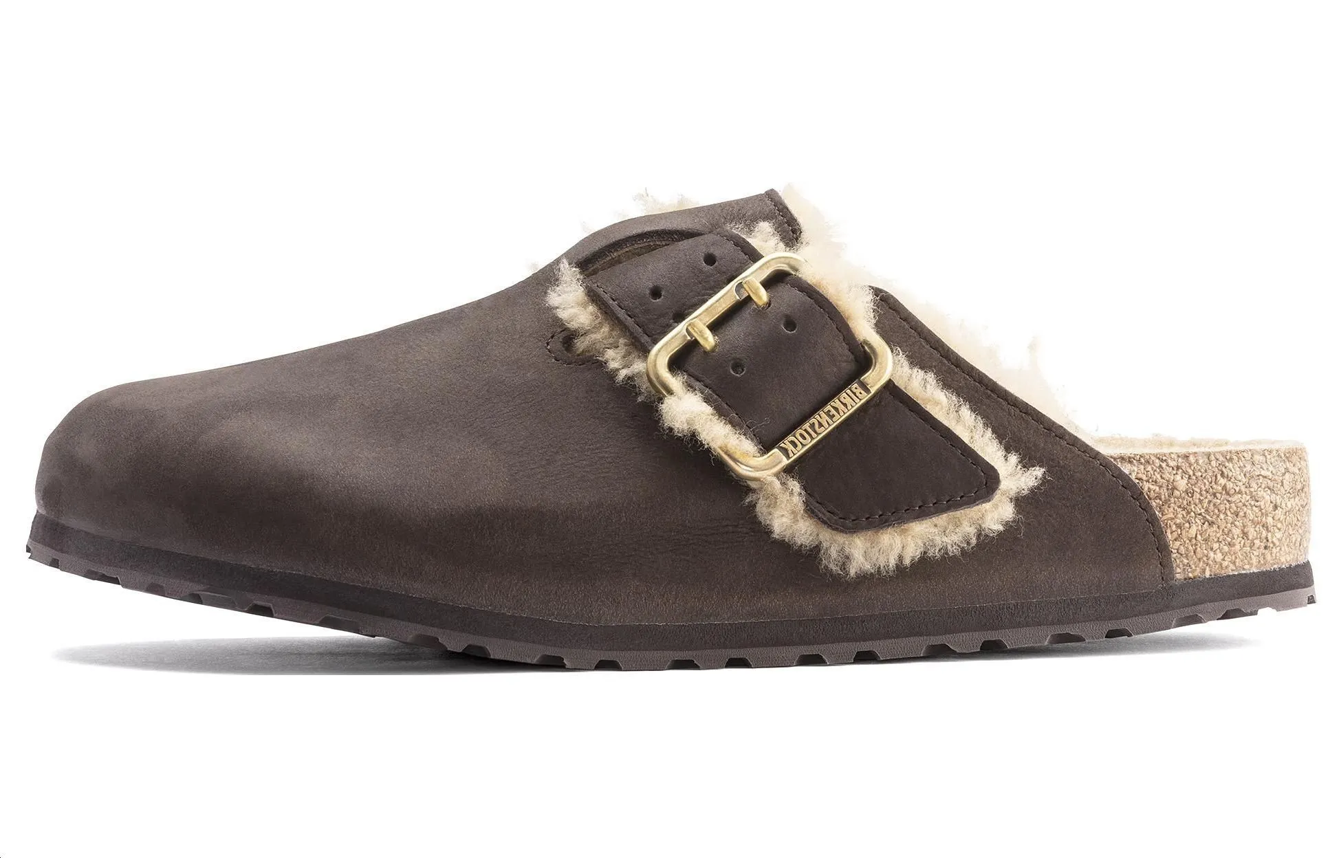 Birkenstock Boston Bold Shearling Closed Toe Slippers Men - POIZON
