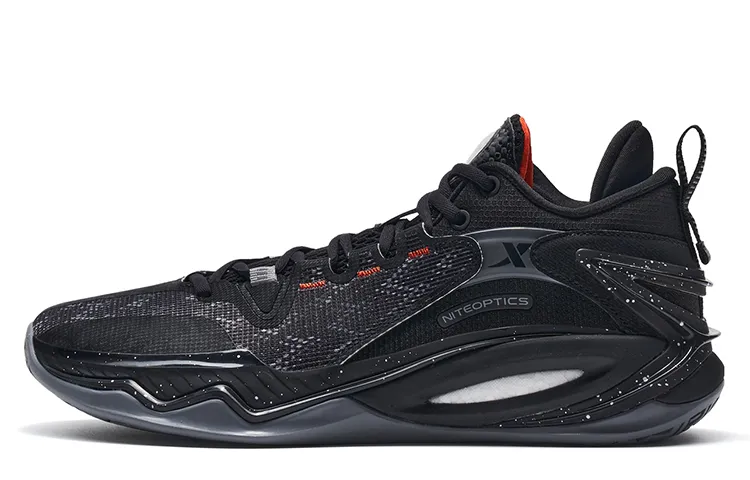 XTEP Light Attack 2nd Generation-V3 Basketball Shoes Men Low-Top Black ...