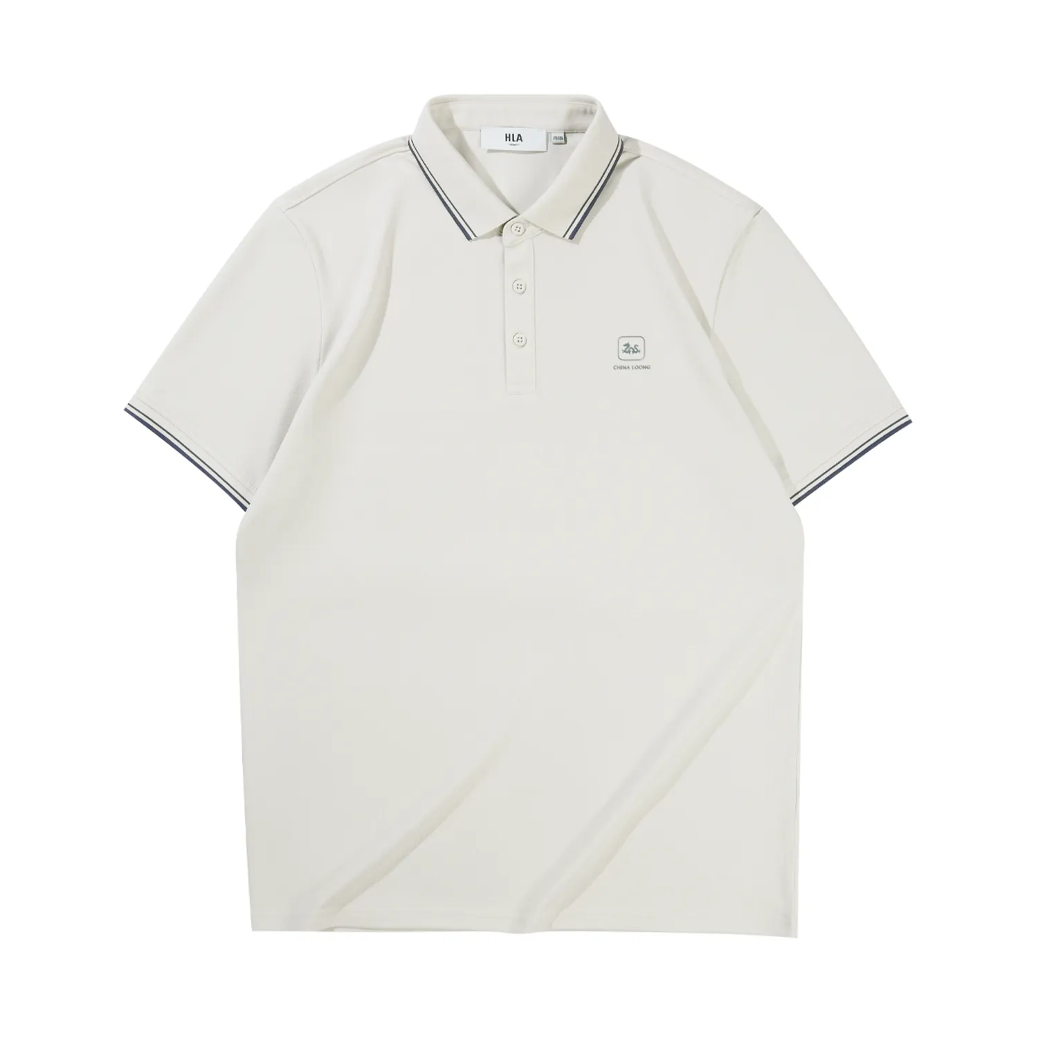 HLA Chinese Dragon Series Polo Shirts Men - POIZON