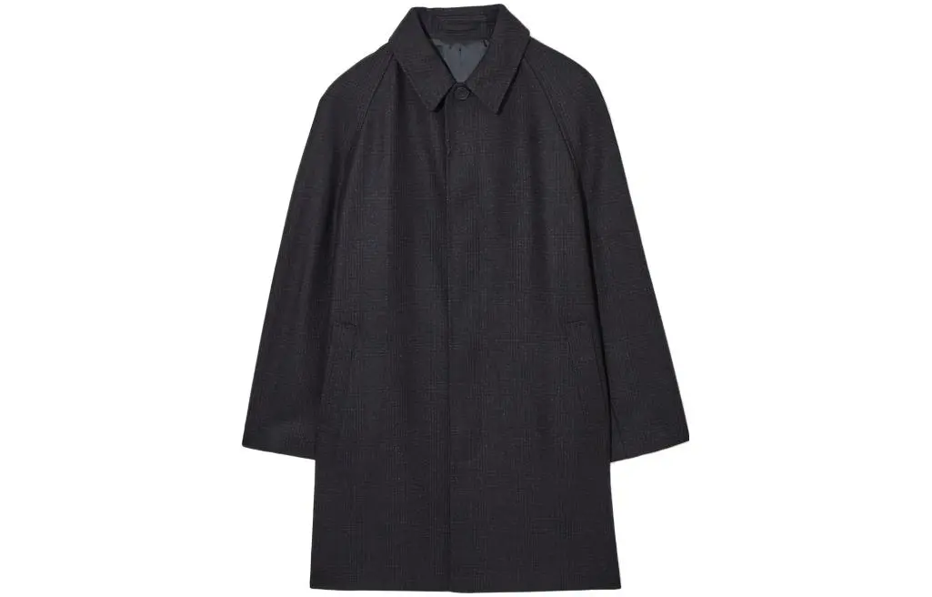 COS Coats Men Navy Blue - POIZON