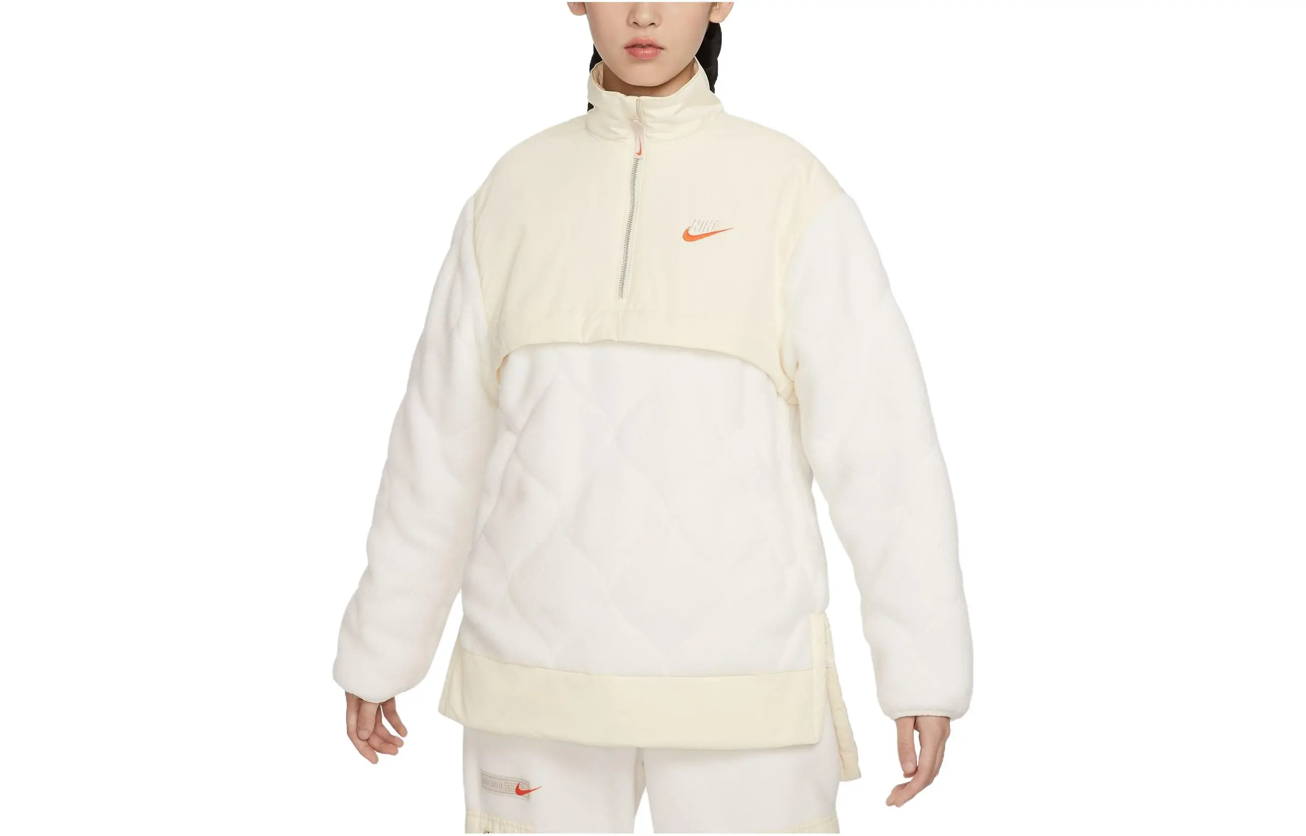 Nike Quilted Jacket Women's Coconut Milk - POIZON