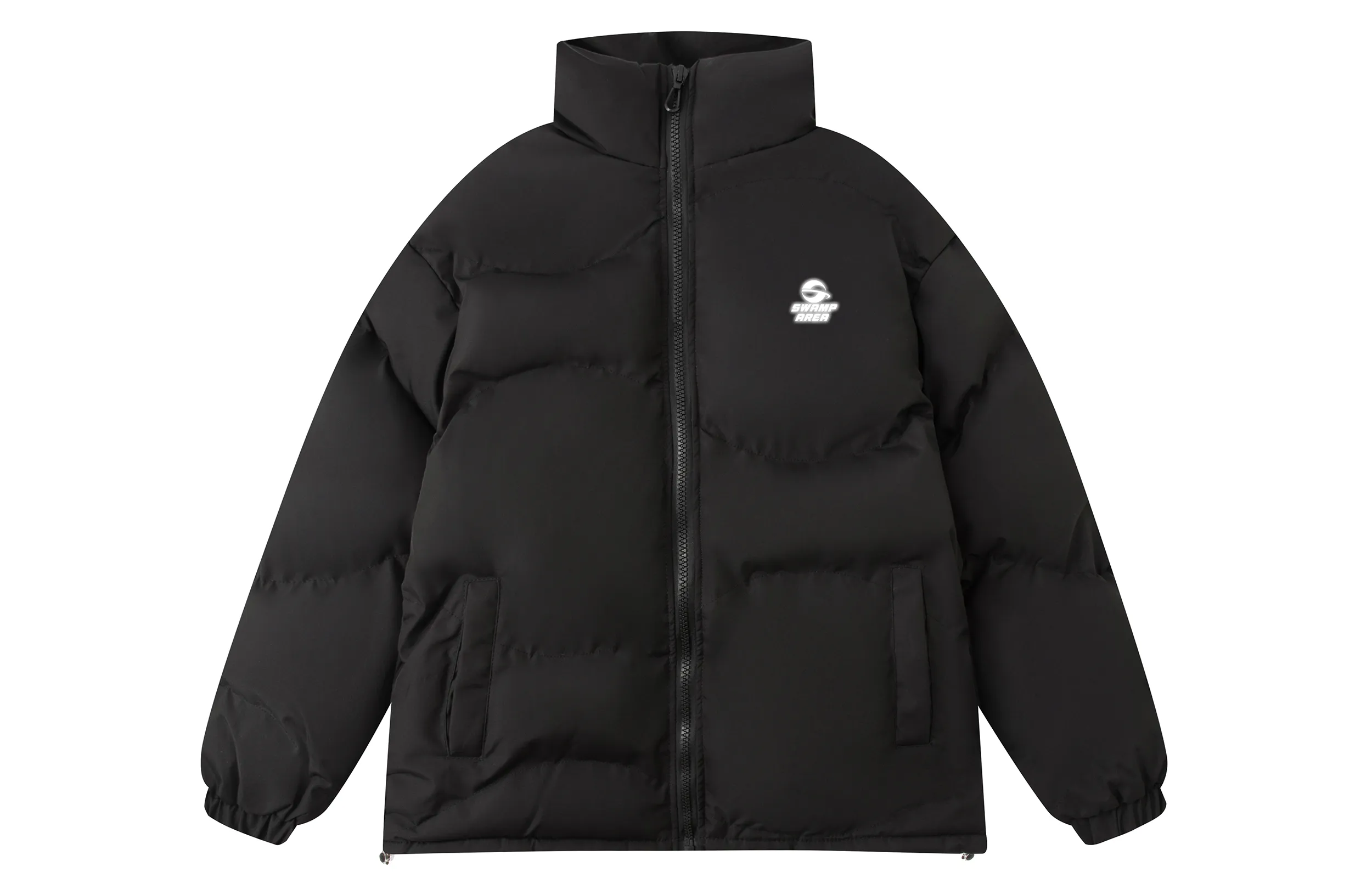 SWAMP AREA Unisex Quilted Jacket - POIZON