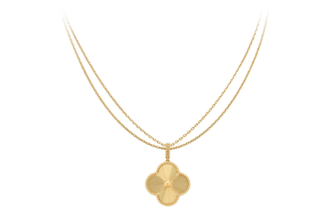 Van Cleef & Arpels Women's Alhambra Four Leaf Lucky Series Necklace ...