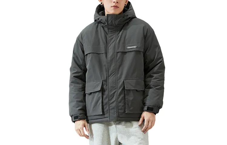 Tonlion Men Quilted Jacket - POIZON