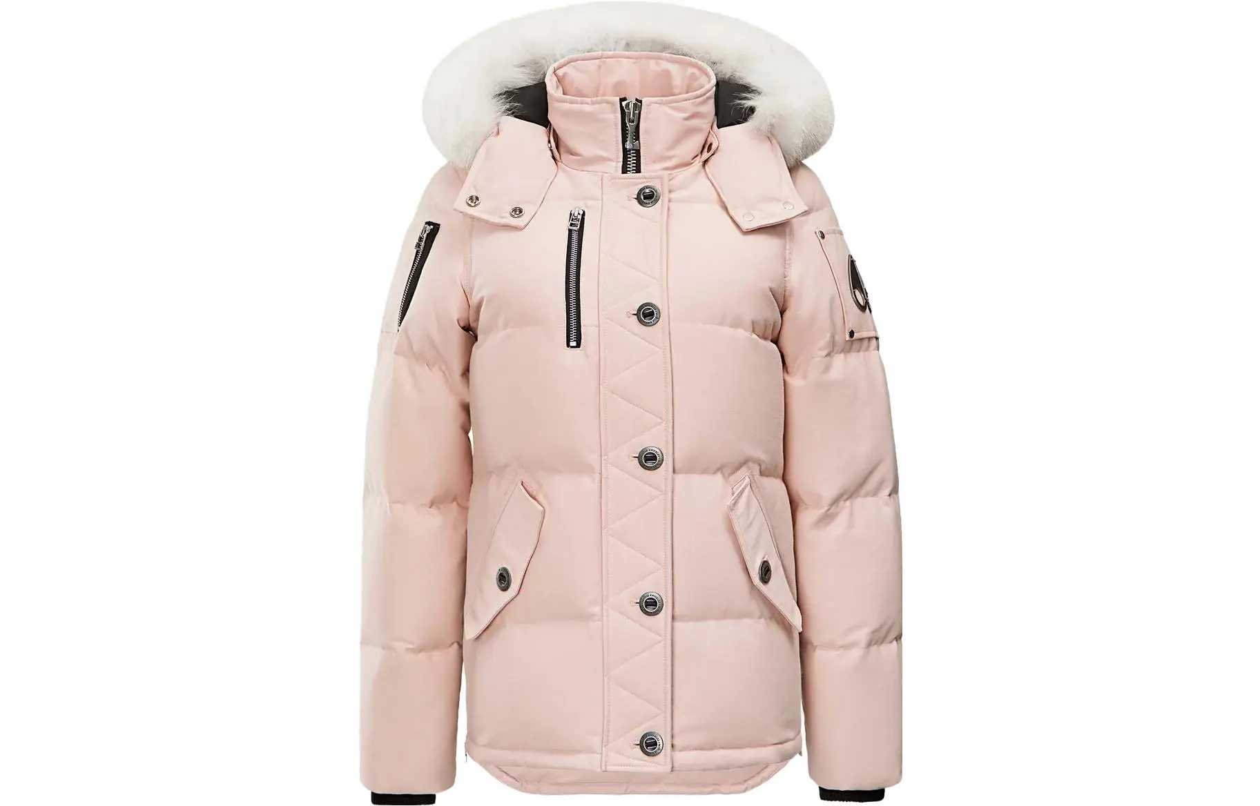 Moose Knuckles Down Jackets Women's Pink - POIZON