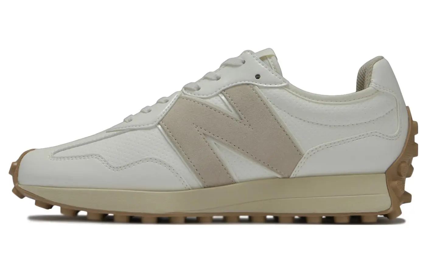 New Balance NB 327 Golf Shoes Women's Low-Top Beige - POIZON