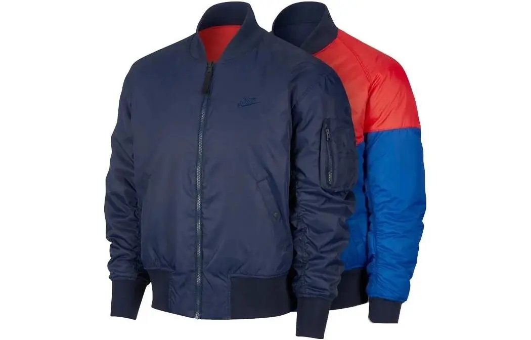 Nike Puffer Jackets Men Navy Blue - POIZON