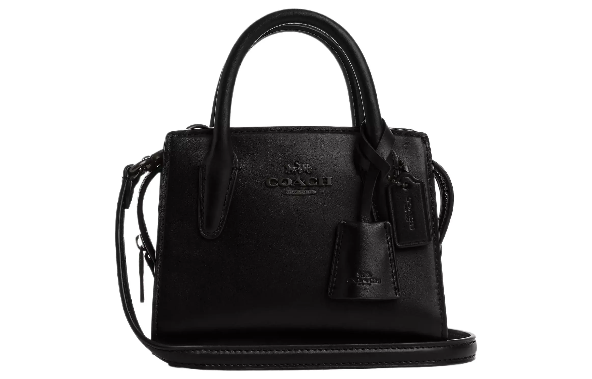 COACH ANDREA 15 MINI CARRYALL Bag+Dust Bag+Yellow Box - POIZON