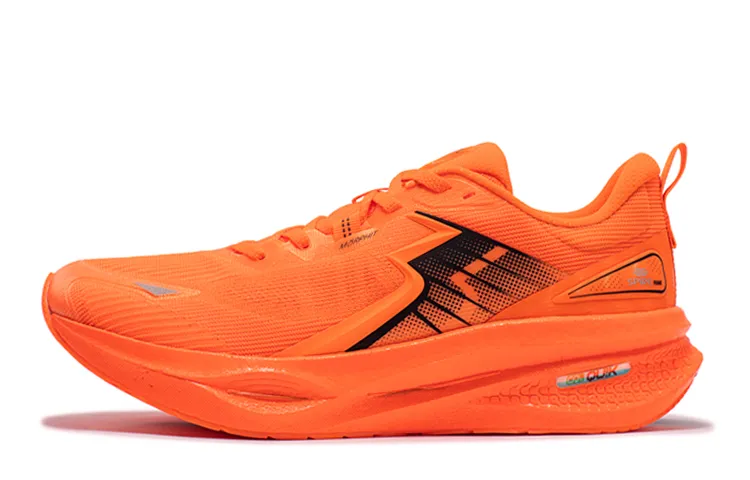 361° Float Running Shoes Men Low-Top Fluorescent Super Orange/Obsidian ...