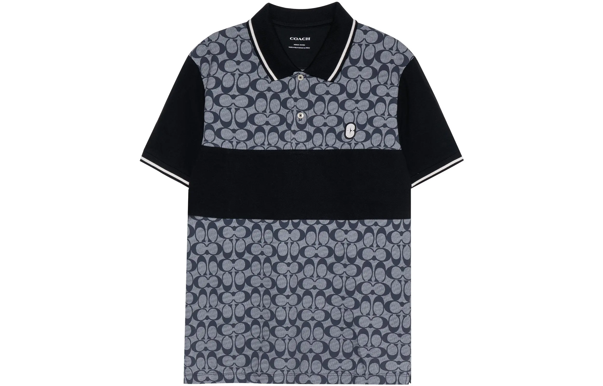 COACH Polo Shirts Men Black - POIZON