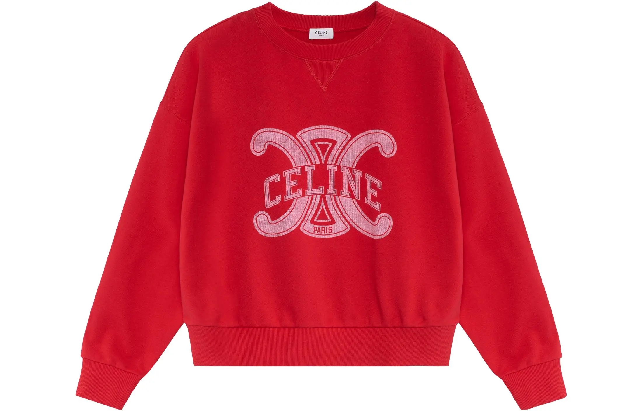 CELINE Sweatshirts Women's Red - POIZON