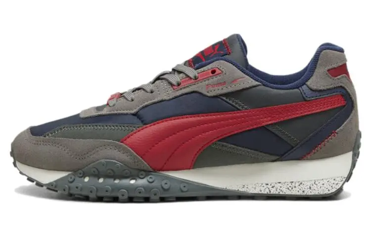 Puma Blacktop Rider Low Blue Gray Red US M 6 - POIZON
