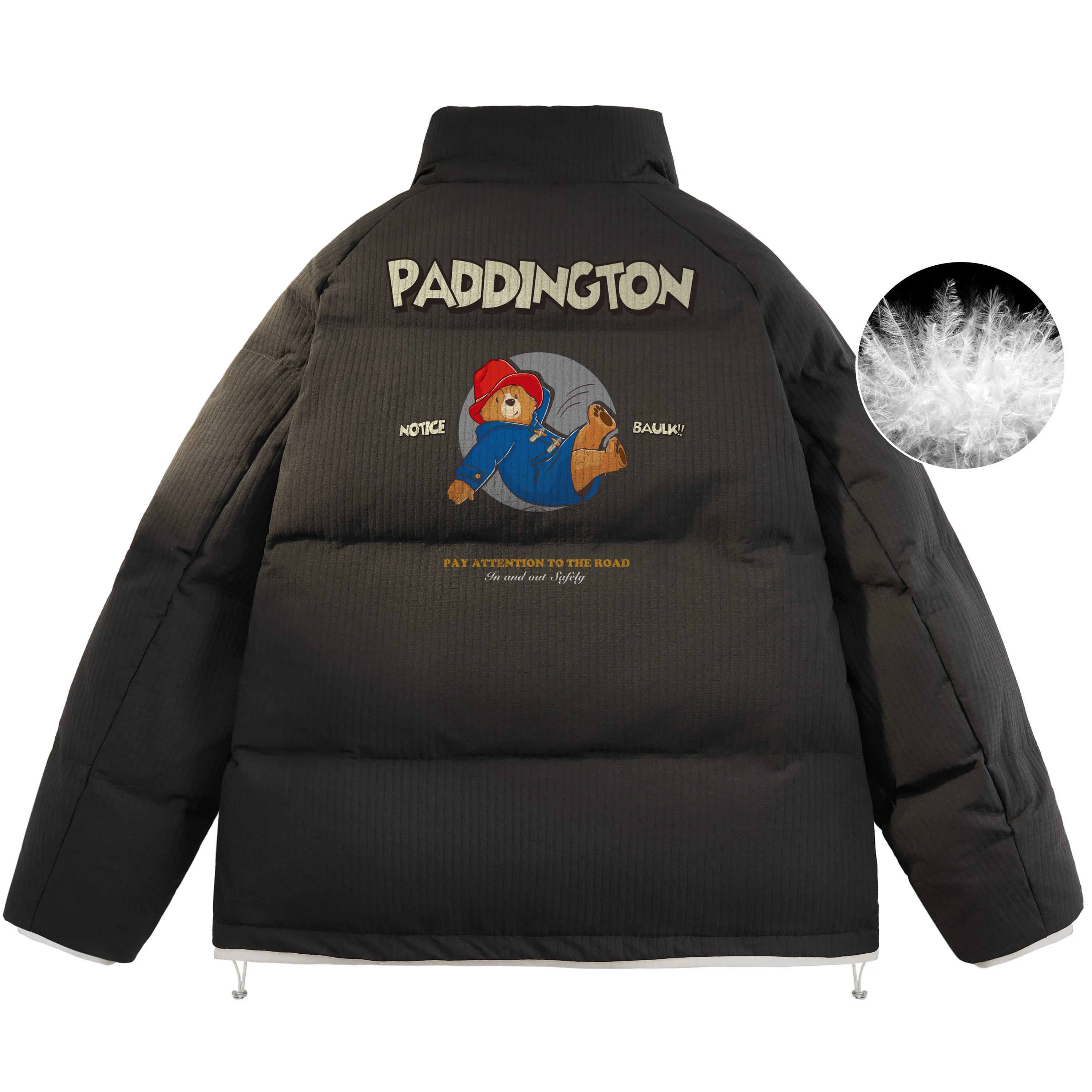Paddington Bears Unisex Down Jacket - POIZON
