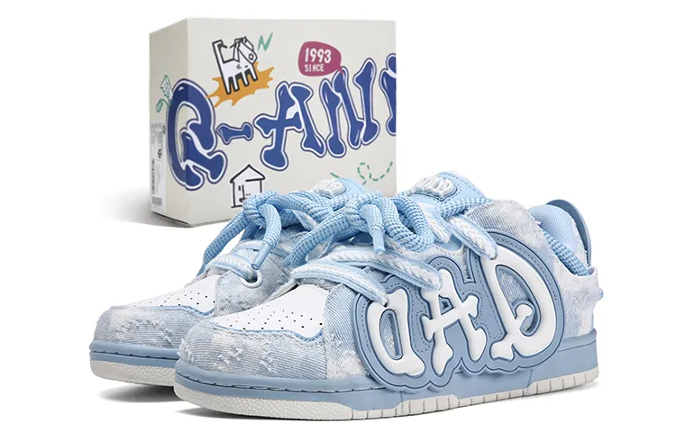 Q-AND Skateboarding Shoes Unisex Swag - POIZON