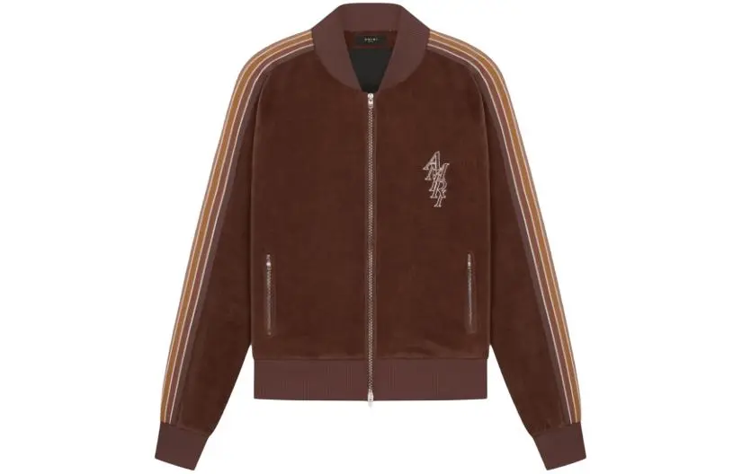 AMIRI Stack Velvet Track Jacket - POIZON