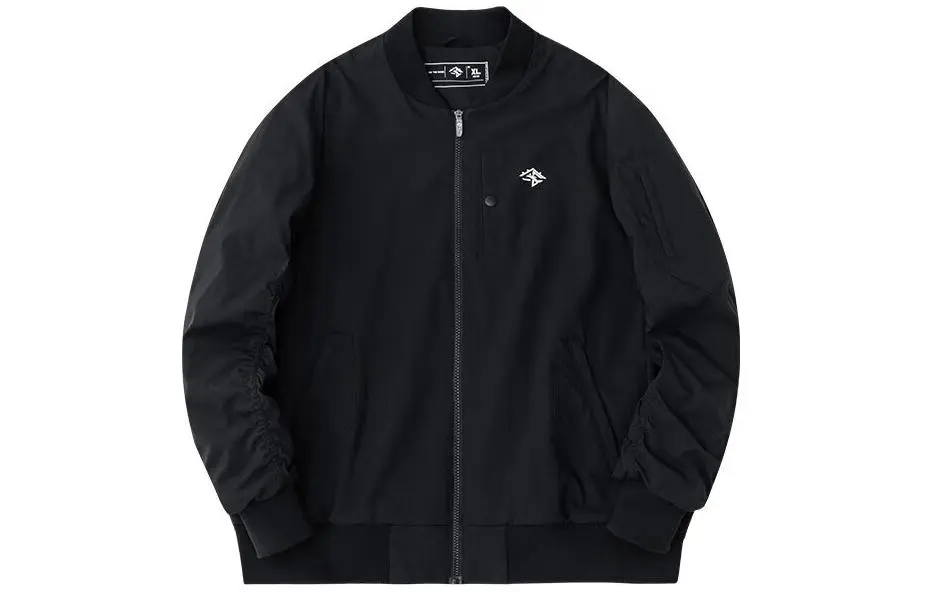 ANTA Basketball Collection Jackets Men Black - POIZON