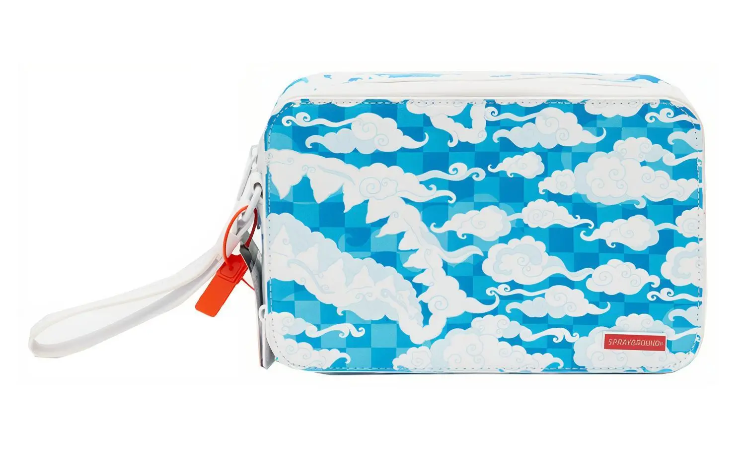 SPRAYGROUND Clutch Light Aqua Blue - POIZON