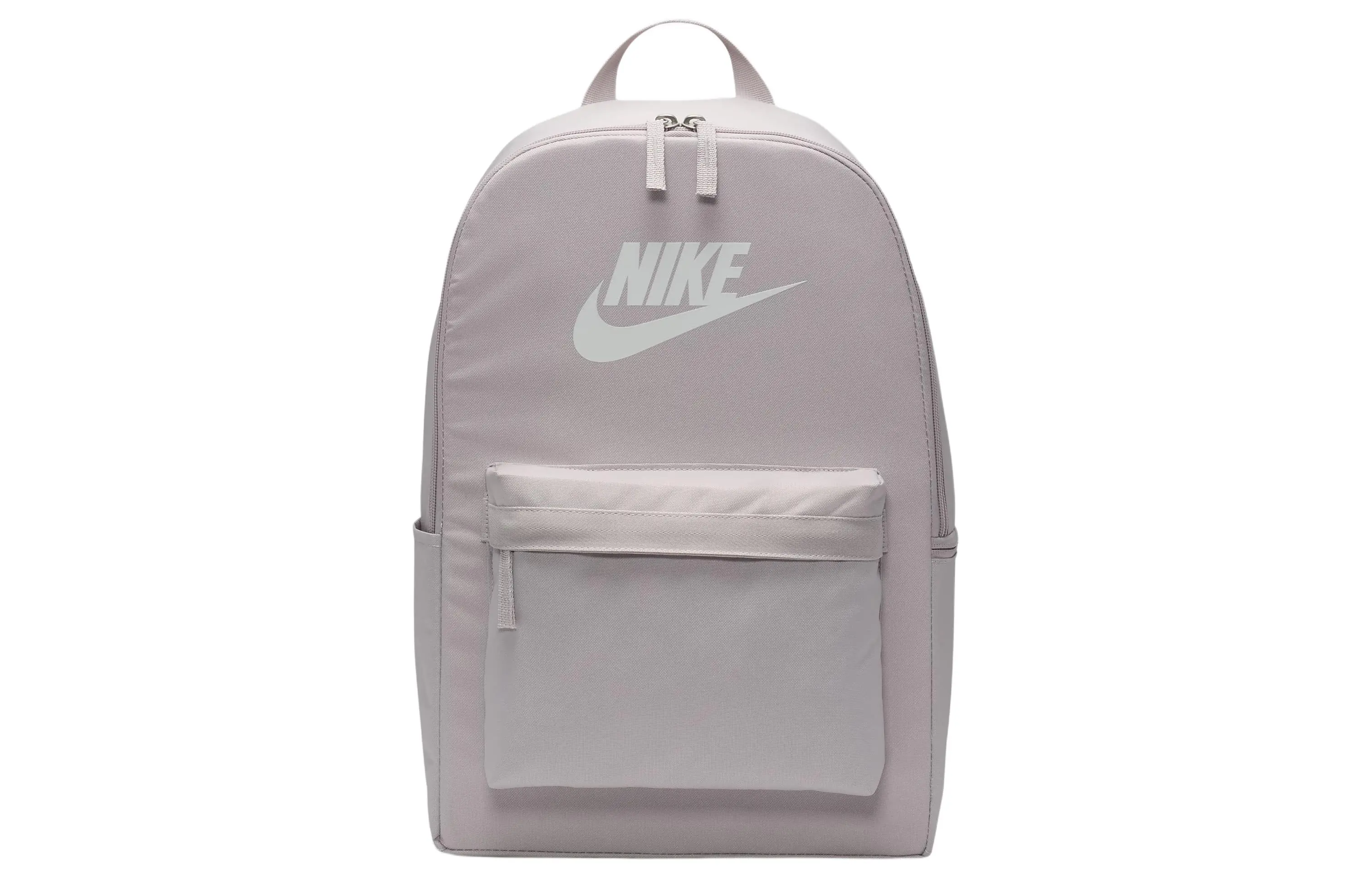 Nike Heritage Backpack Platinum Purple Spelling Summit White - POIZON