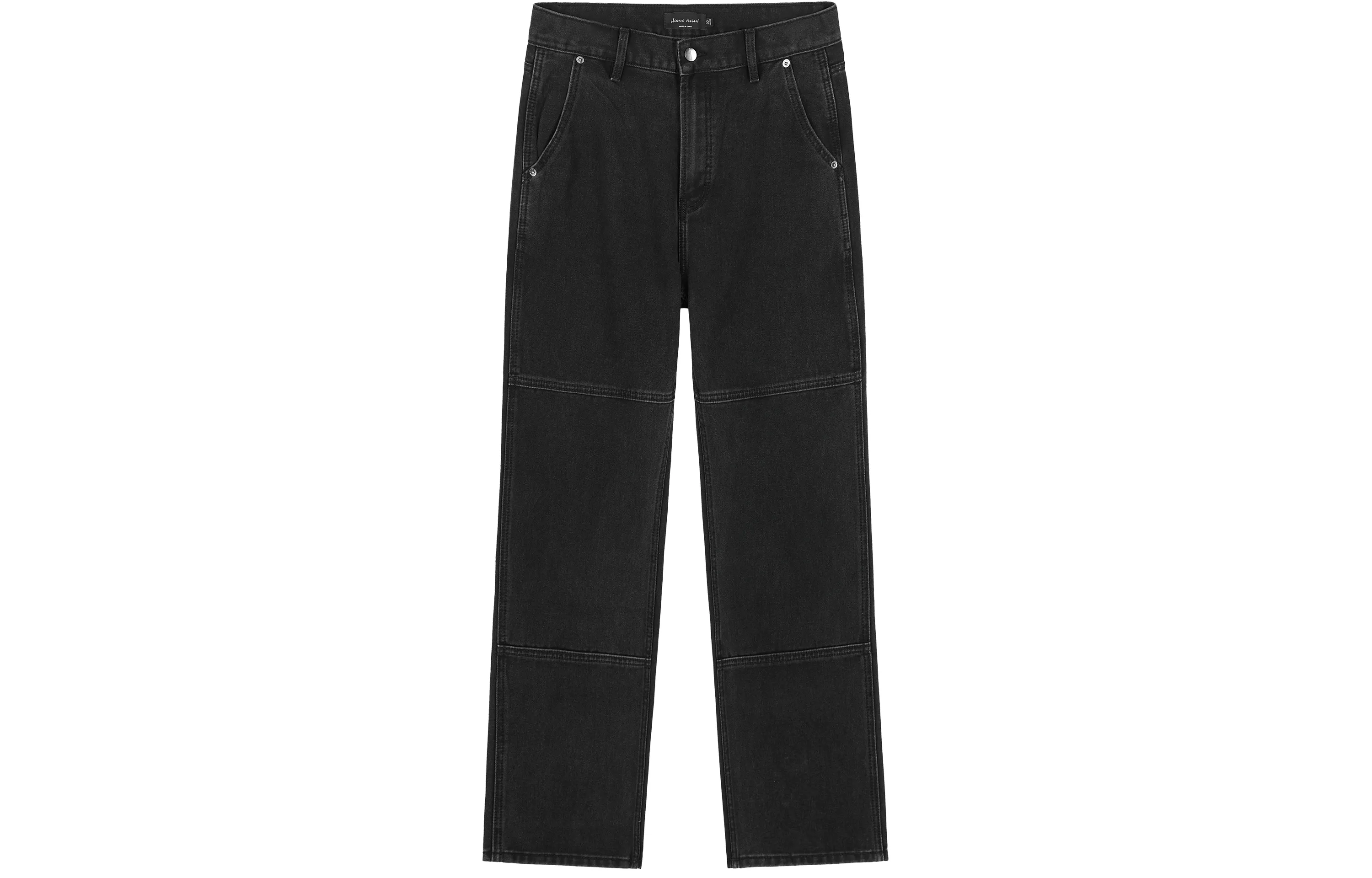 CLIMAX VISION Jeans Men Washed Black - POIZON