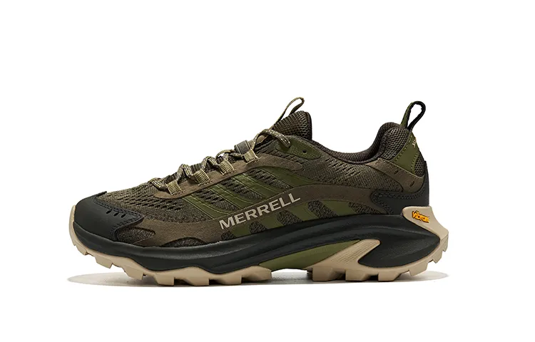 MERRELL MOAB SPEED 2 Outdoor Shoes Men Low-Top Olive Green - POIZON
