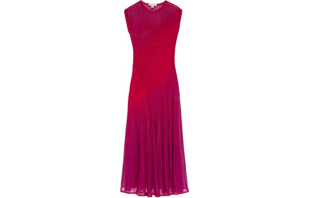 Alaia Twisted Sheer Maxi Dress - POIZON