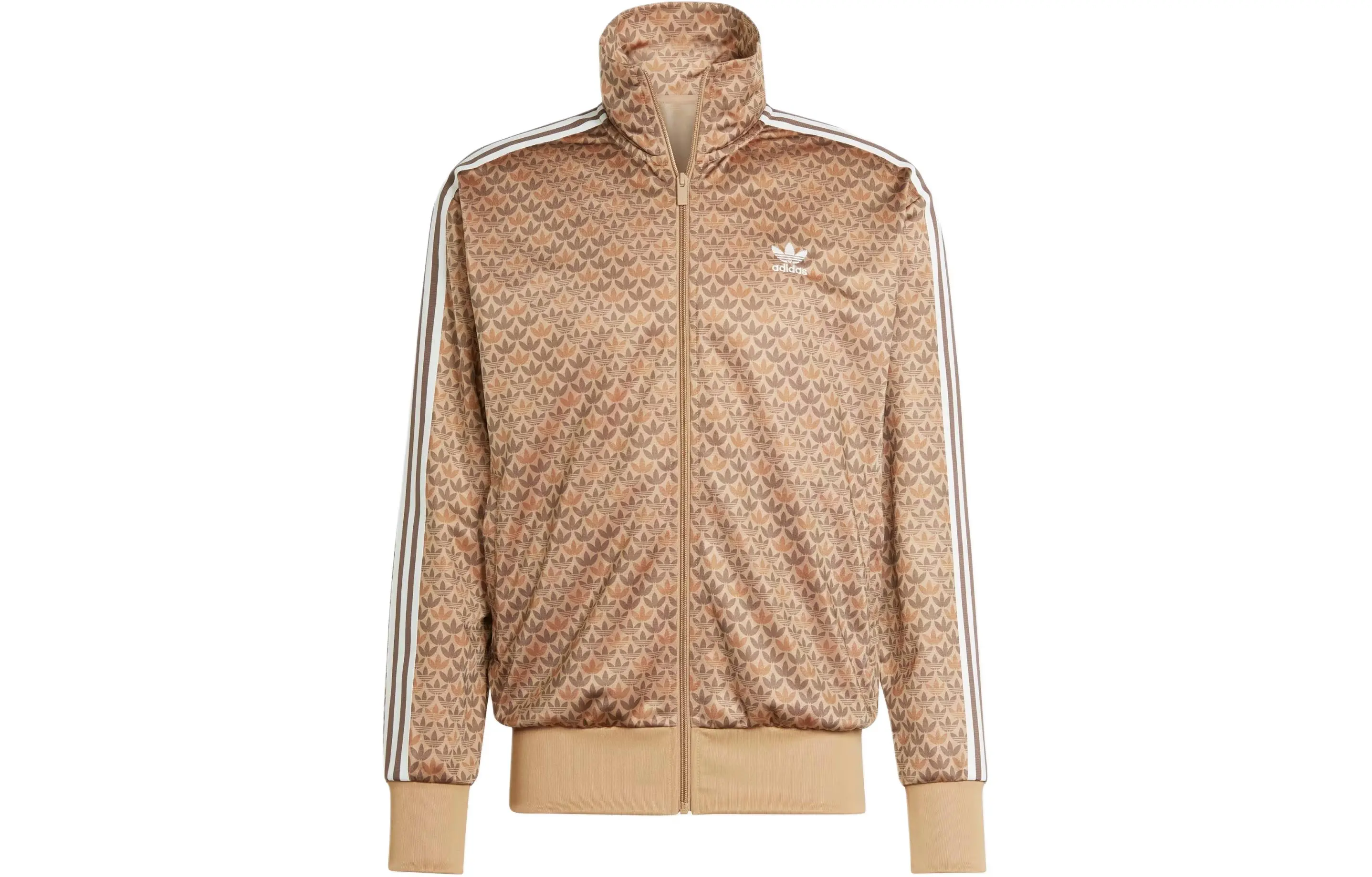 Adidas Originals Monogram Jackets Men Earth Brown - POIZON