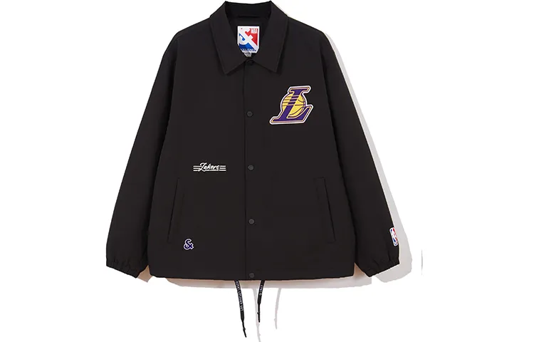 Nba X JACK&JONES Puffer Jackets Men E40 Black - POIZON