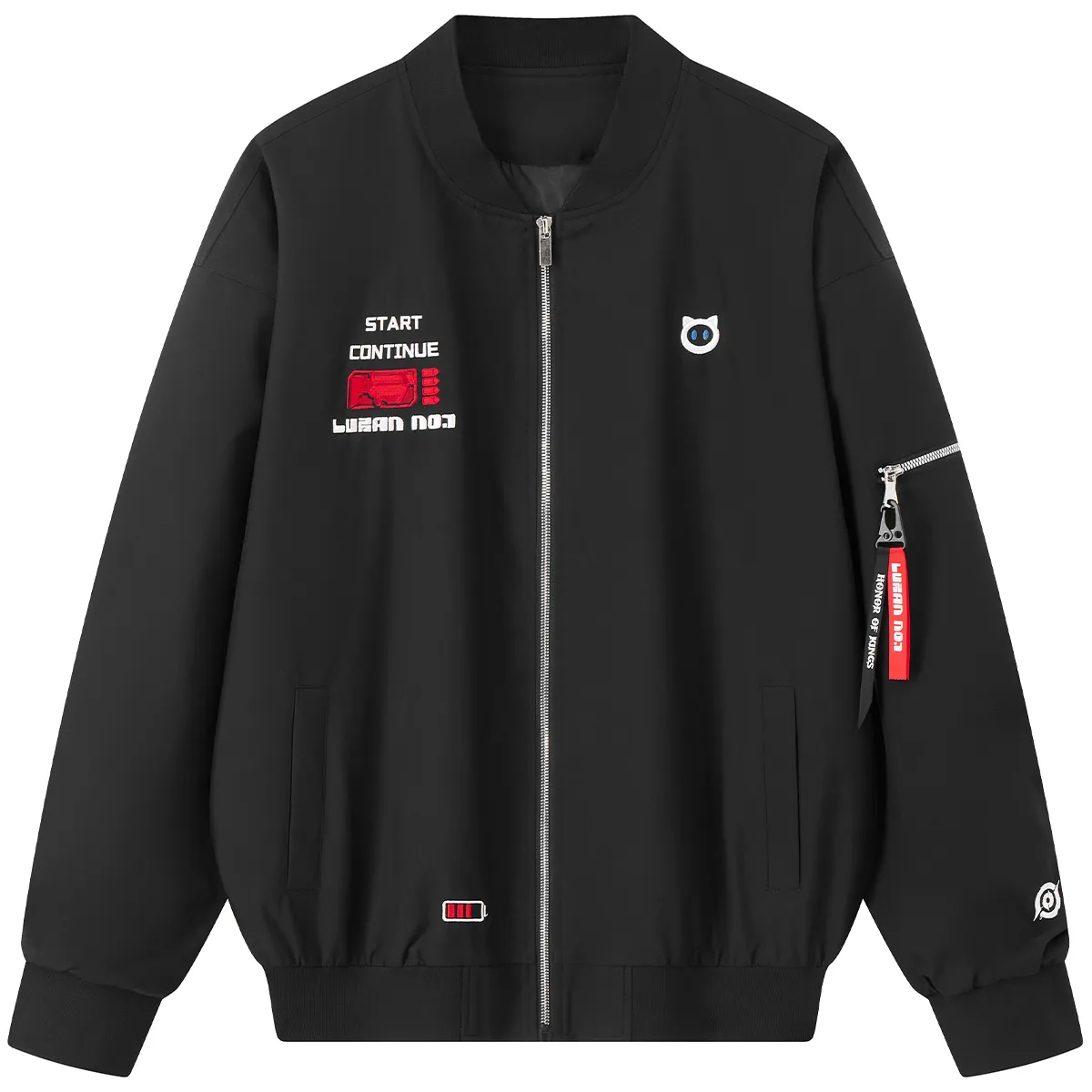 HONOR OF KINGS Jacket Unisex Black - POIZON