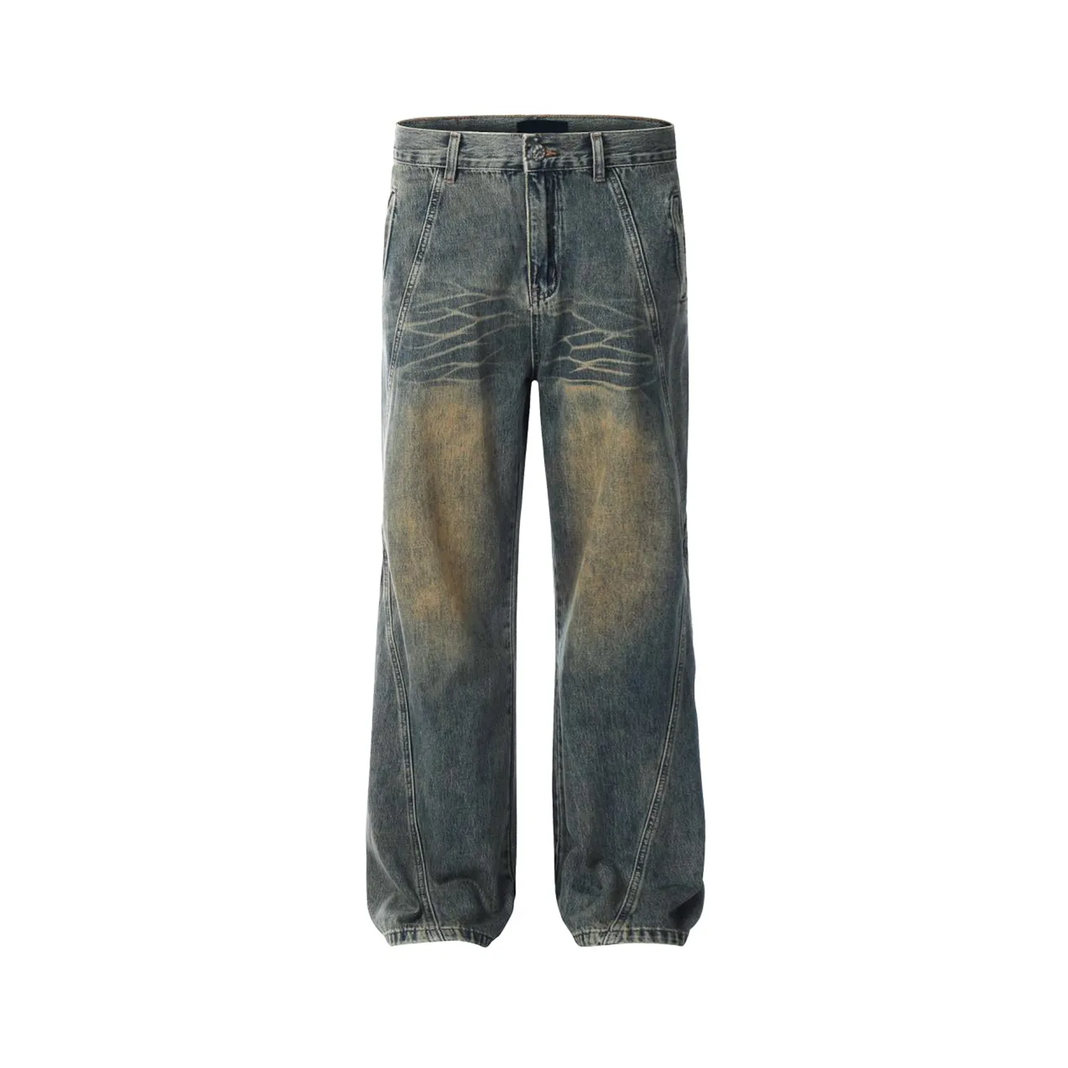 MT99 Jeans Unisex Vintage Blue - POIZON