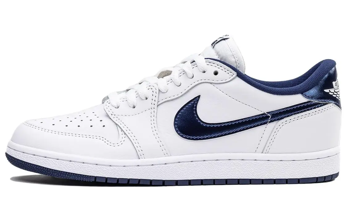 Jordan 1 Retro Low '85 Metallic Blue - POIZON