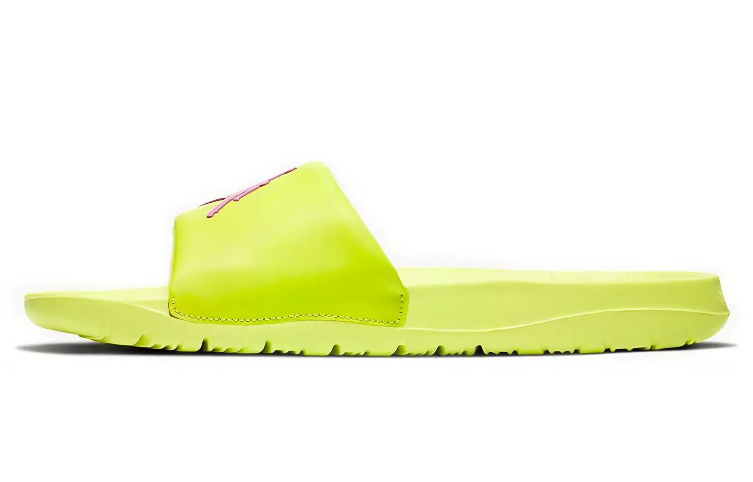 Jordan Victori One Slide Slippers Unisex Neon Yellow - POIZON