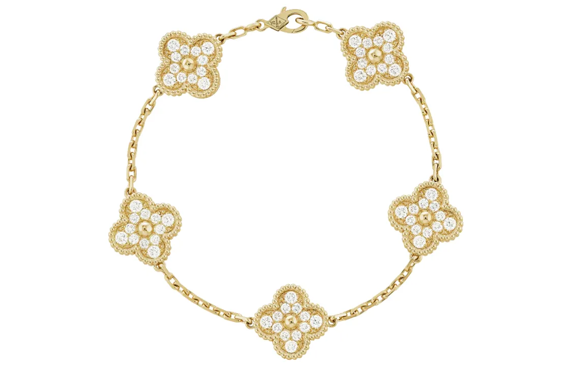 Van Cleef & Arpels Women Alhambra Four Leaf Lucky Series Bracelet - POIZON