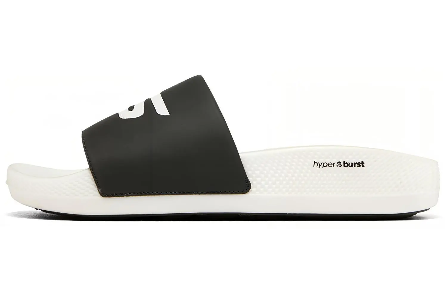 Skechers Hyper Slide Slide Slippers Men Black/White - POIZON