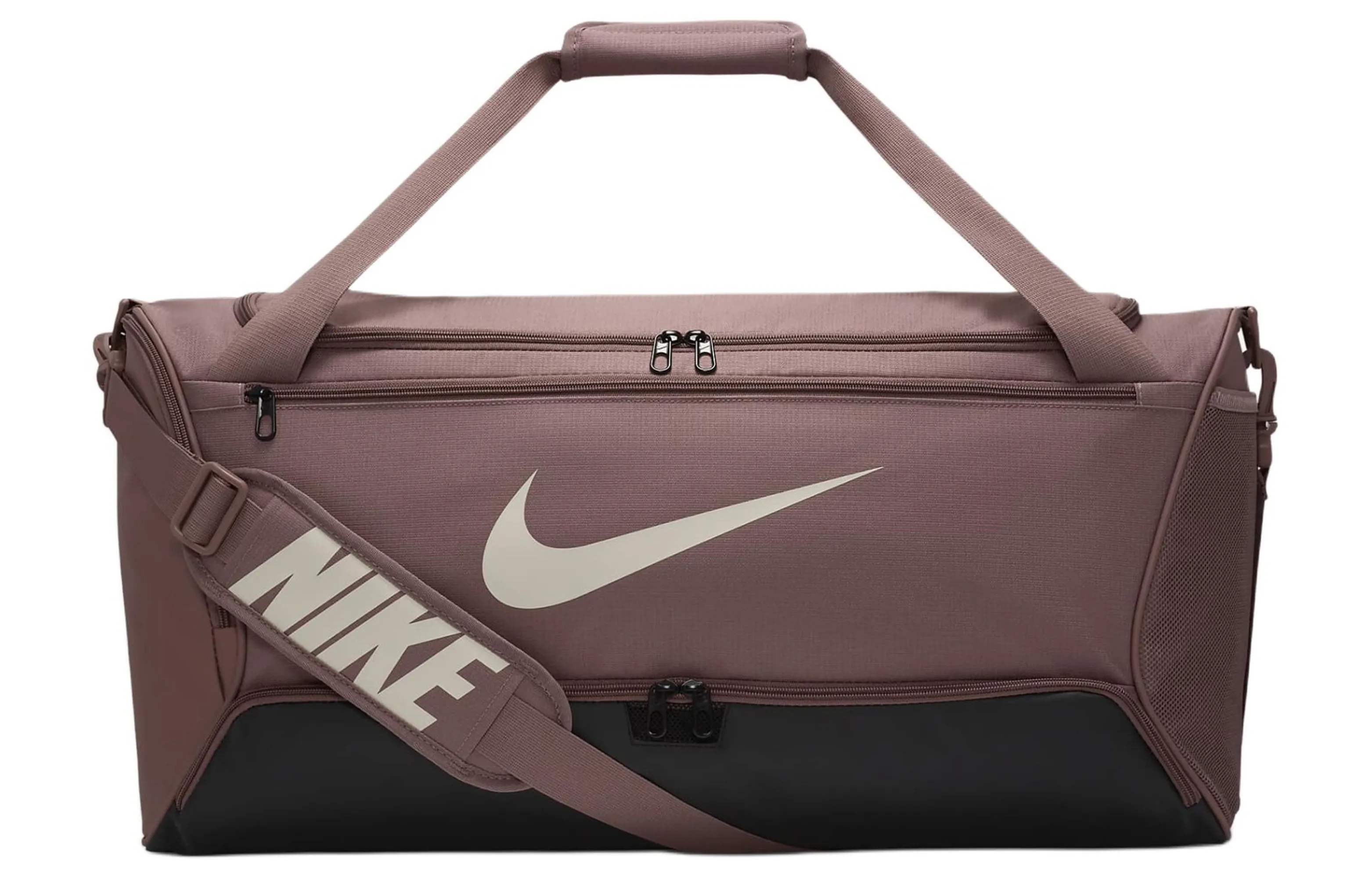 Nike Travel Bags Smoky Purple Red/Black/Light Ore Woody Brown - POIZON